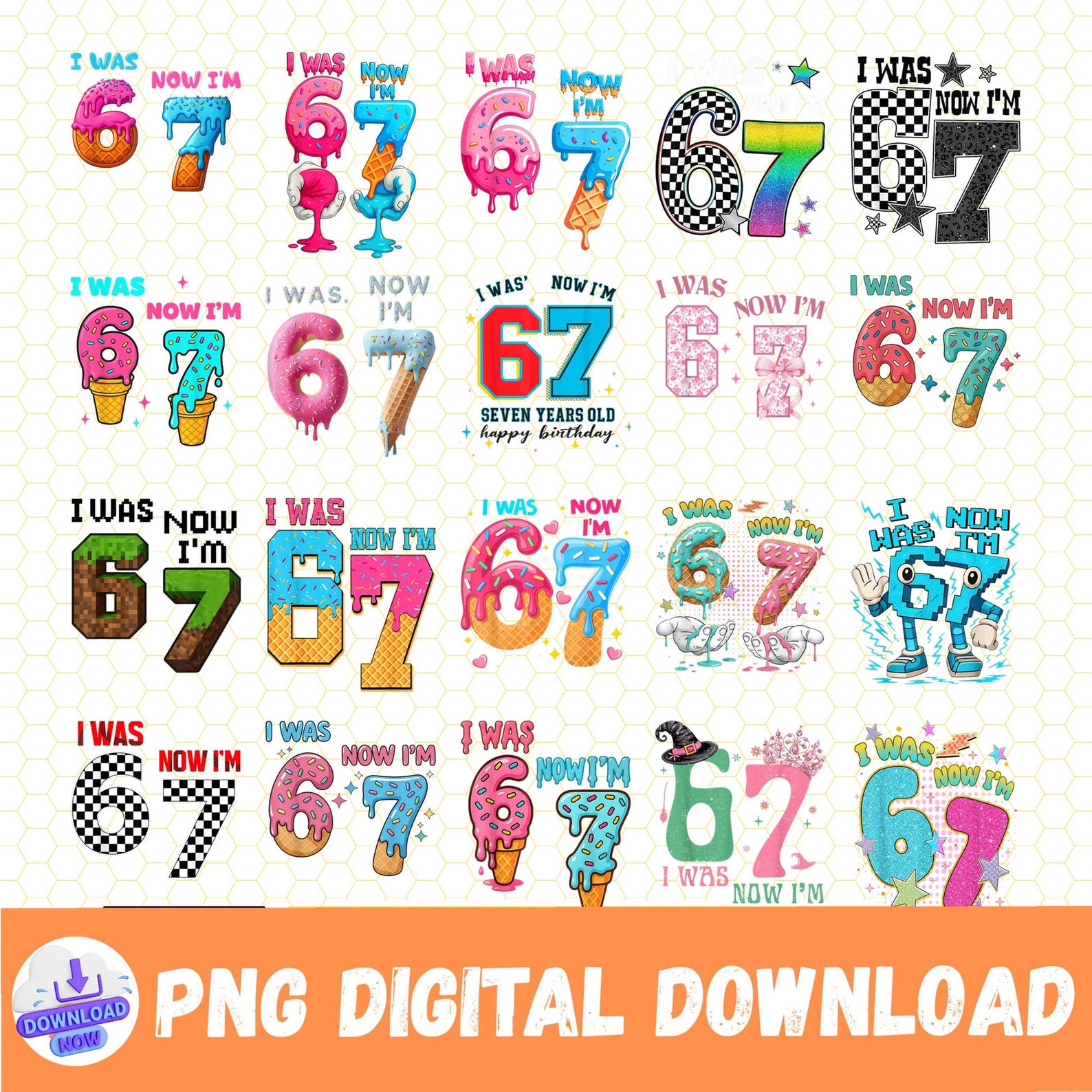 20+ Six Seven 6 7 Meme PNG, Viral Tiktok Phrase Funny Saying PNG ...