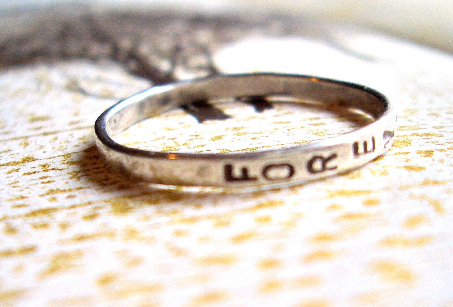 Design Your Own: Personalized Sterling Silver Ring | Etsy