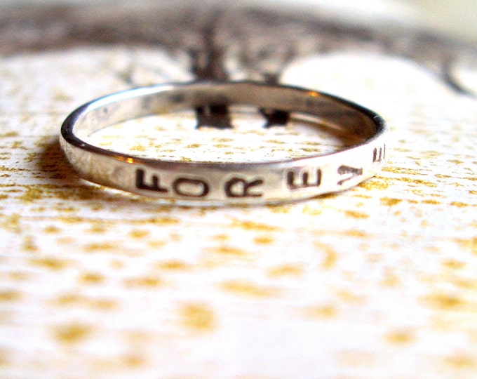Design Your Own: Personalized Sterling Silver Ring - Etsy