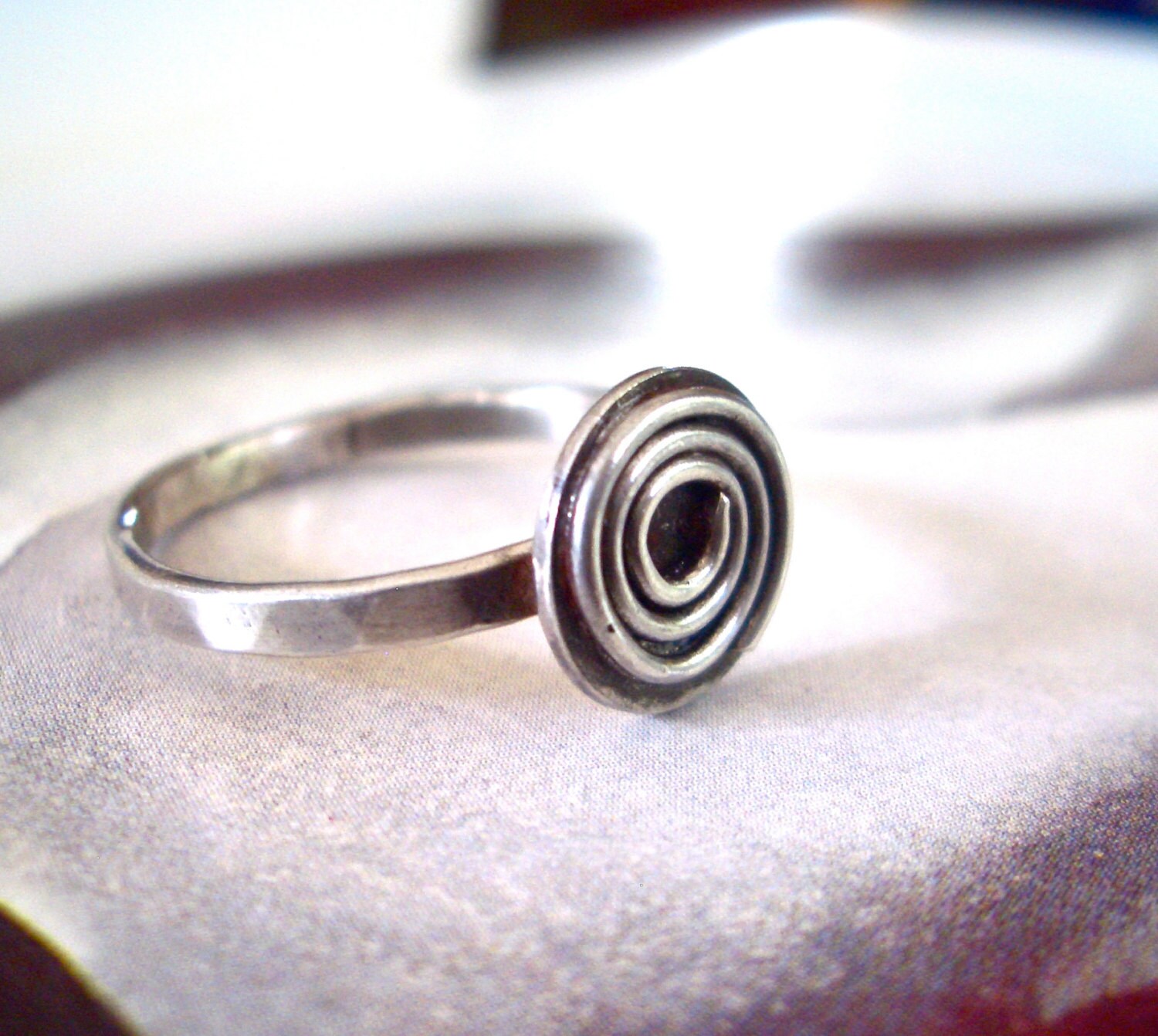 Spiral Ring // Sterling Silver - Etsy