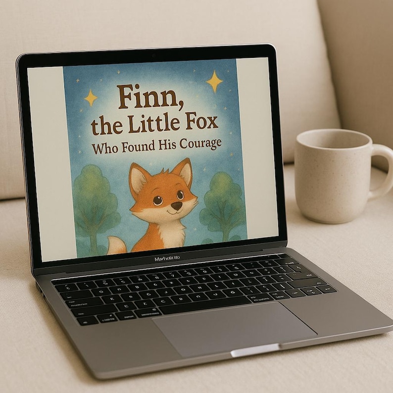Printable Kids Ebook PDF – “finn the Little Fox” – Digital Children’s ...