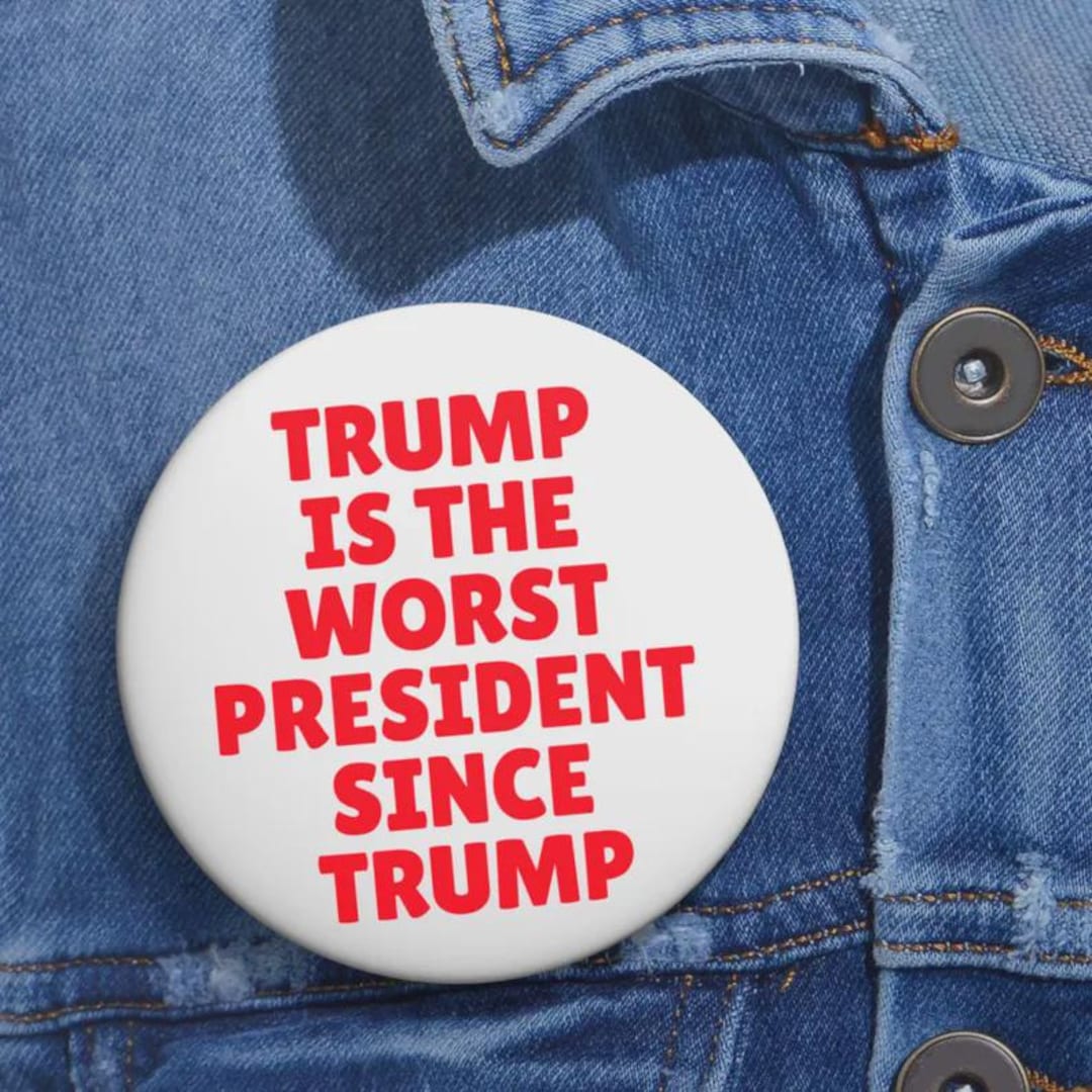Funny Anti-trump Pin: Political Protest Lapel Badge - Etsy