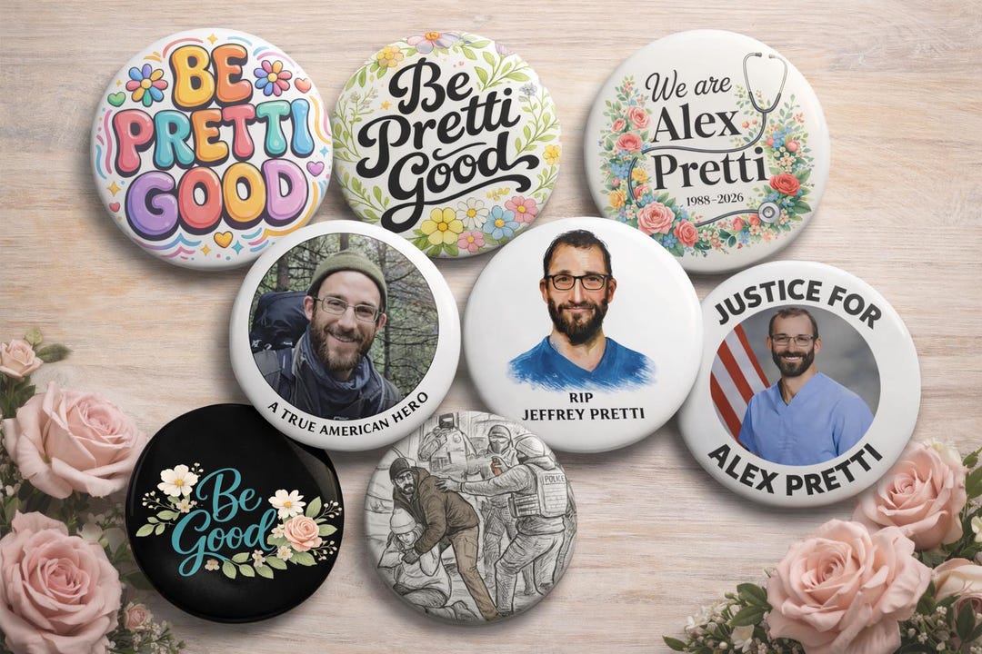 Justice for Alex Pretti Pin | Anti-ice Activist Badge - Etsy Australia