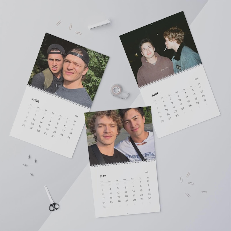 Heated Rivalry 2026 Calendar, Spicy LGBTQ+ Romance, Male Wall Calendar ...
