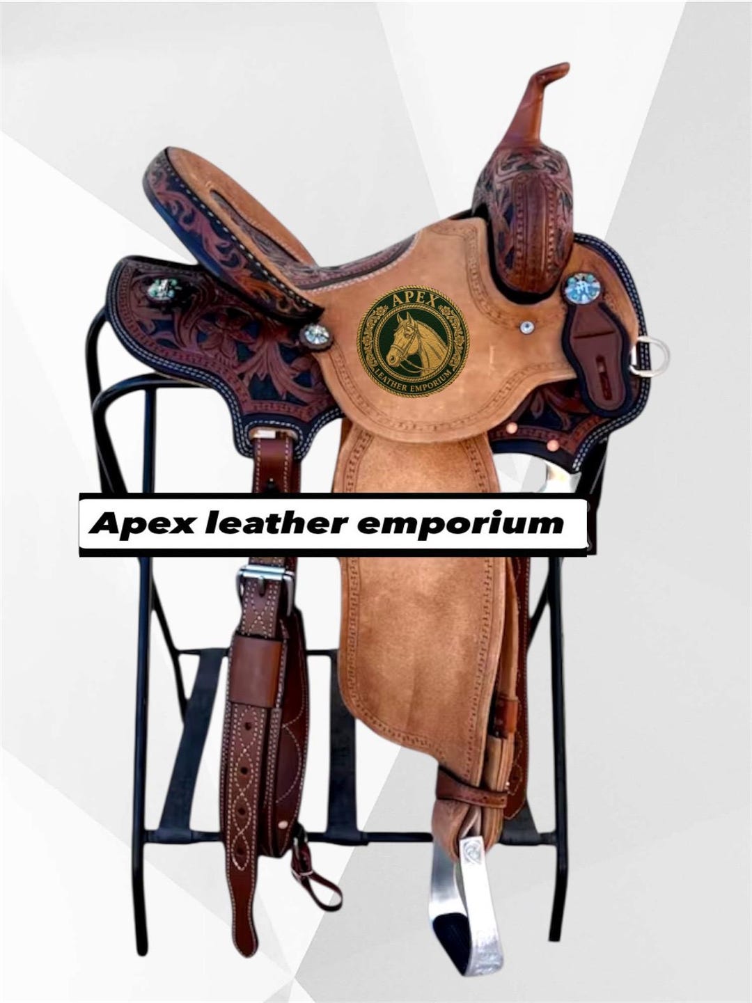 Adult and Kids Western Barrel Racing Horse Saddle & Tack With Matching ...