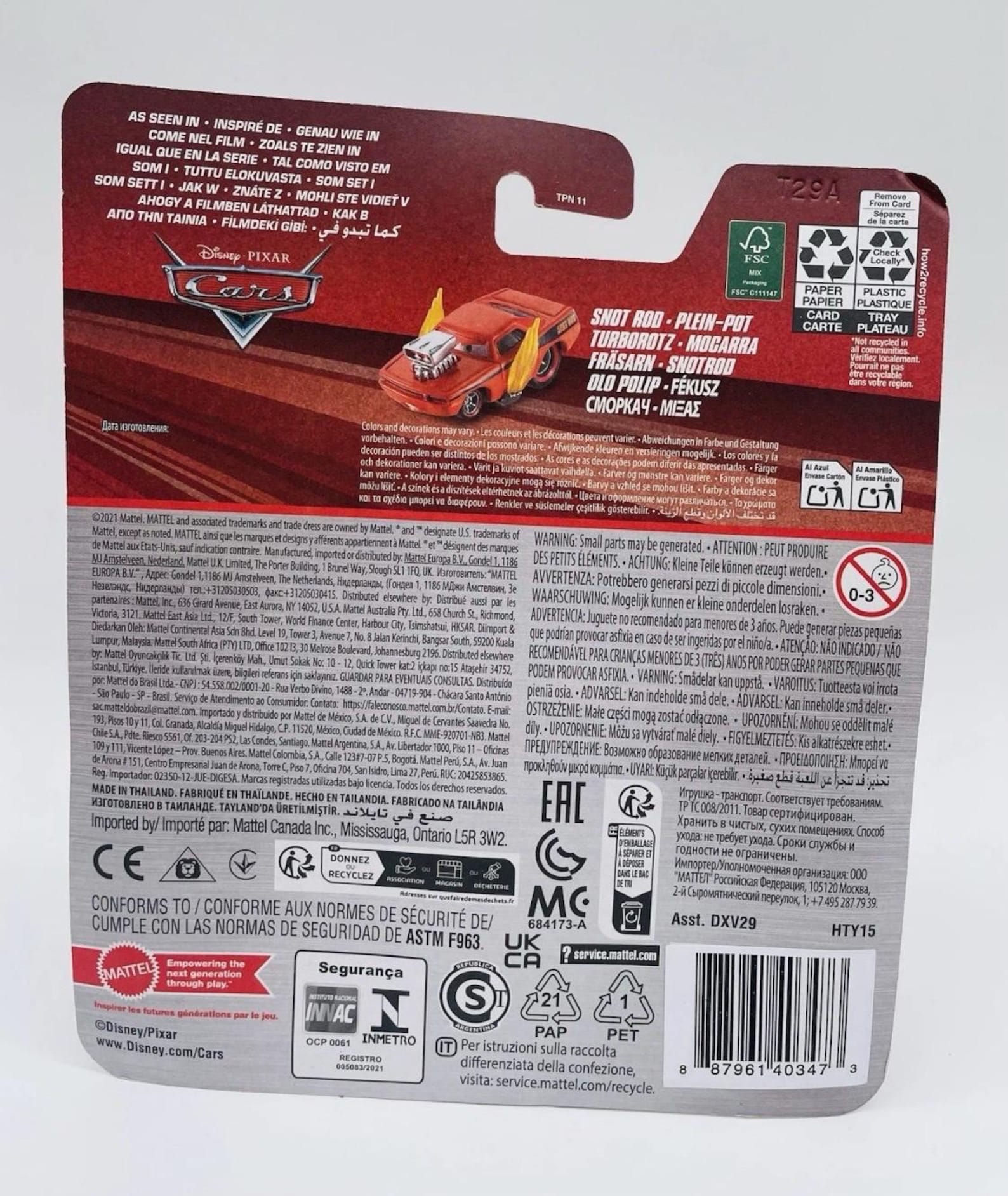 Disney Pixar Cars Snot Rod With Flames Rare Collectible Diecast Car ...