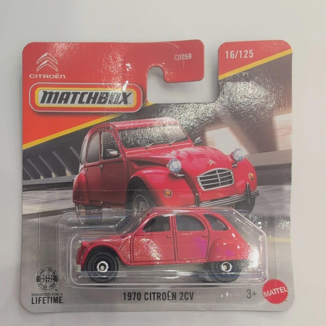 Matchbox 1970 Citroen 2CV Red Mattel NEW Release 2026 Short Card - Etsy
