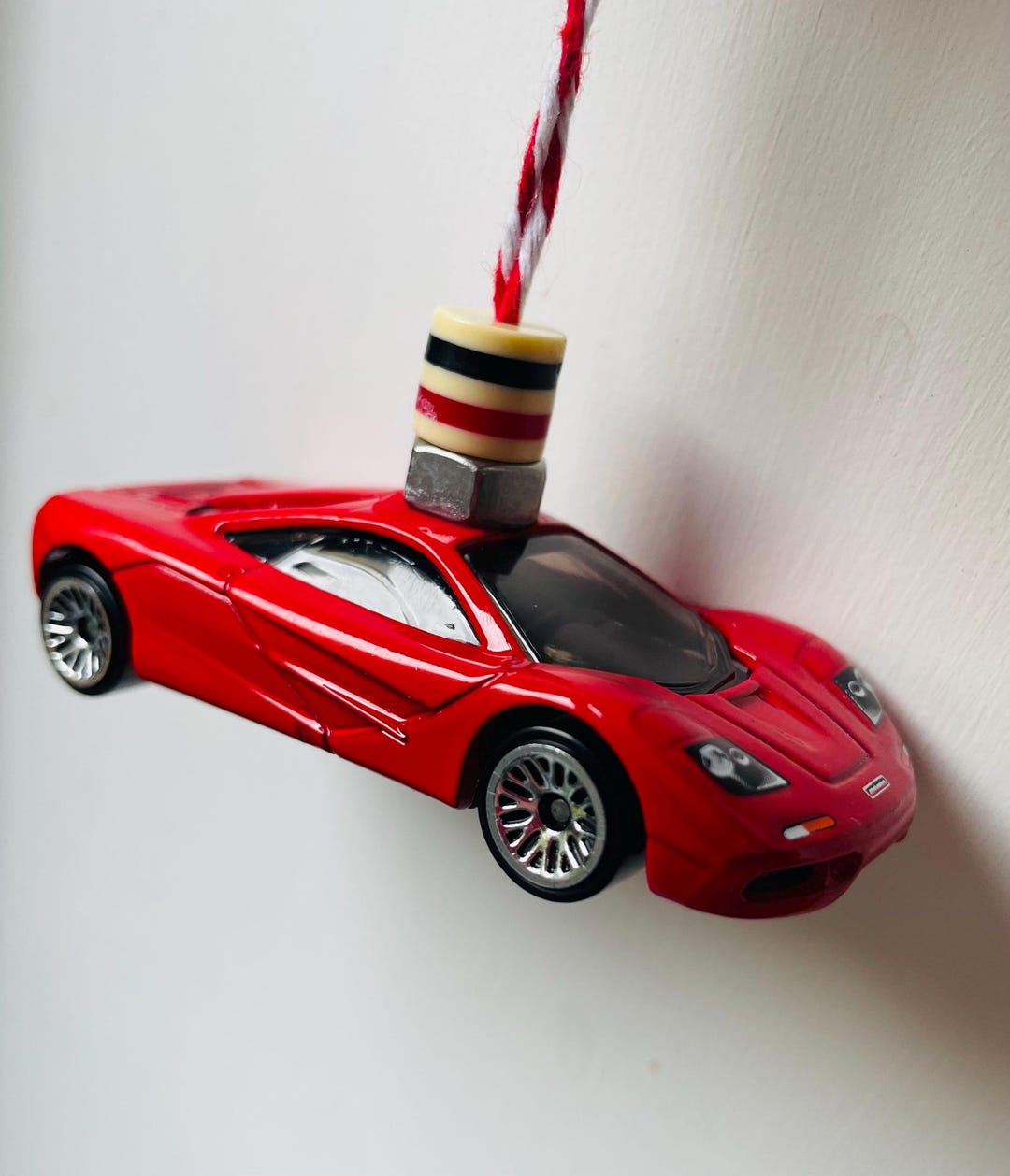 Hot Wheels Mclaren F1 Christmas Decoration Die Cast Car Hanging ...