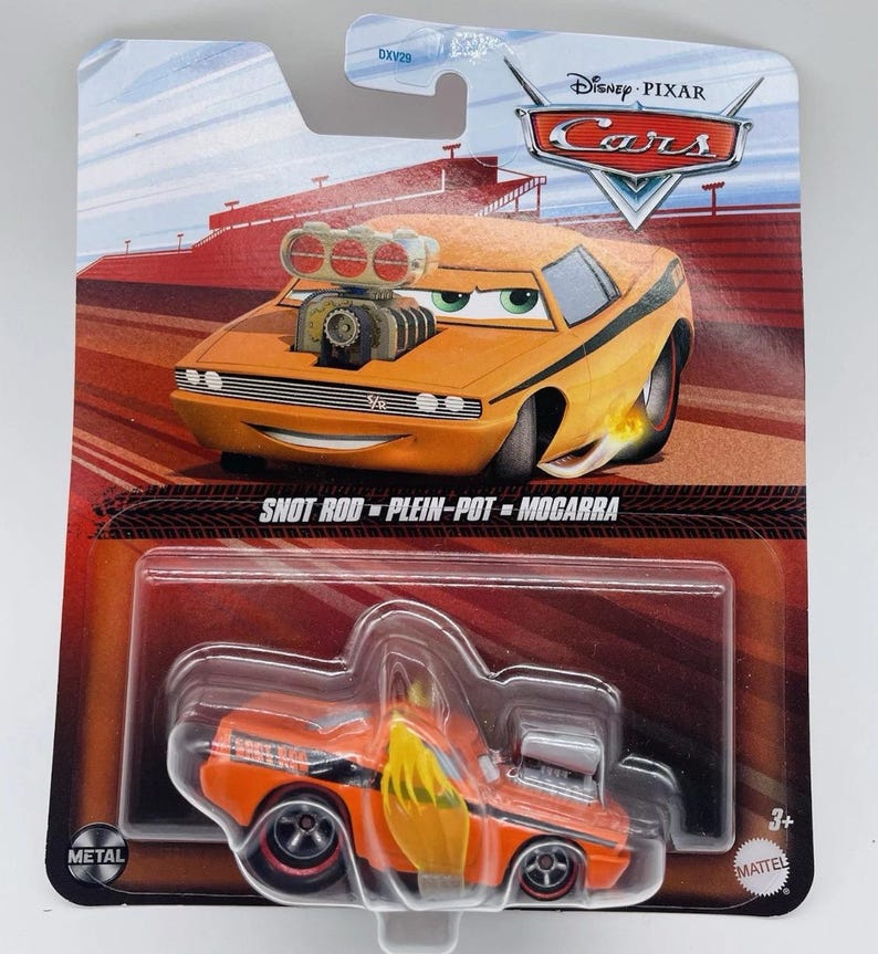 Disney Pixar Cars Snot Rod With Flames Rare Collectible Diecast Car ...