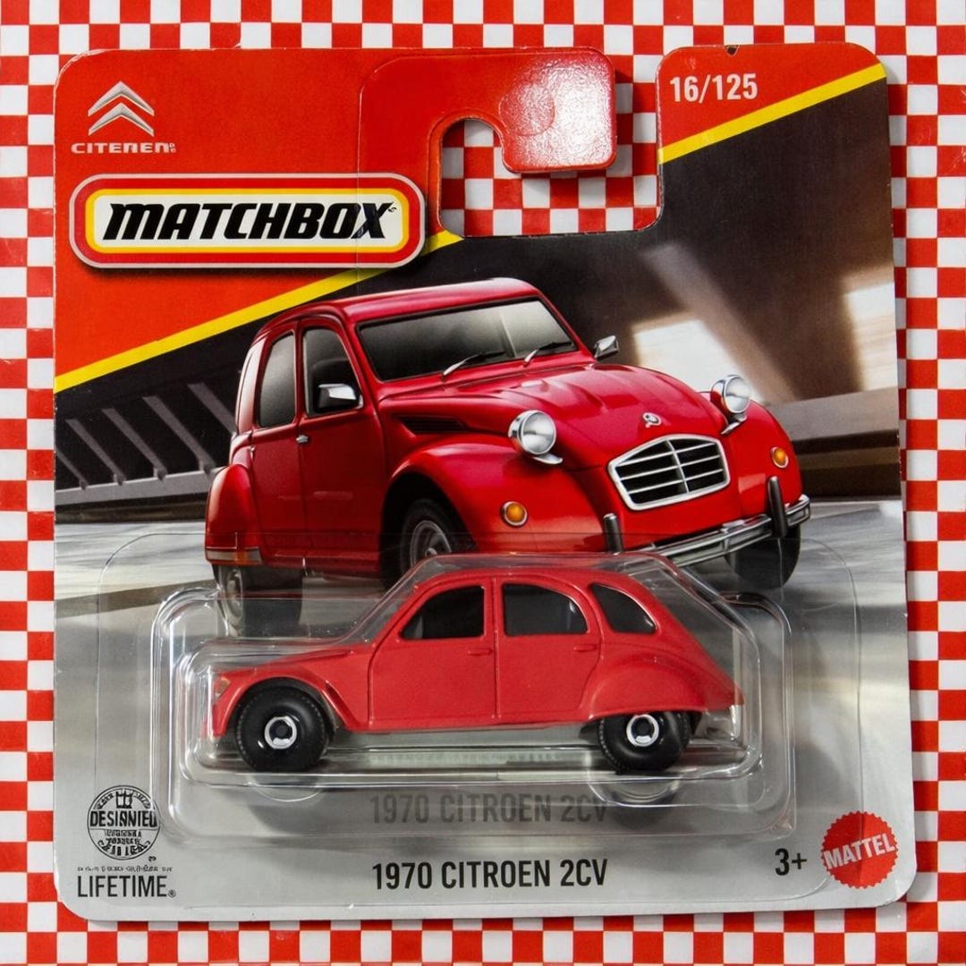 Matchbox 1970 Citroen 2CV Red Mattel NEW Release 2026 Short Card - Etsy UK