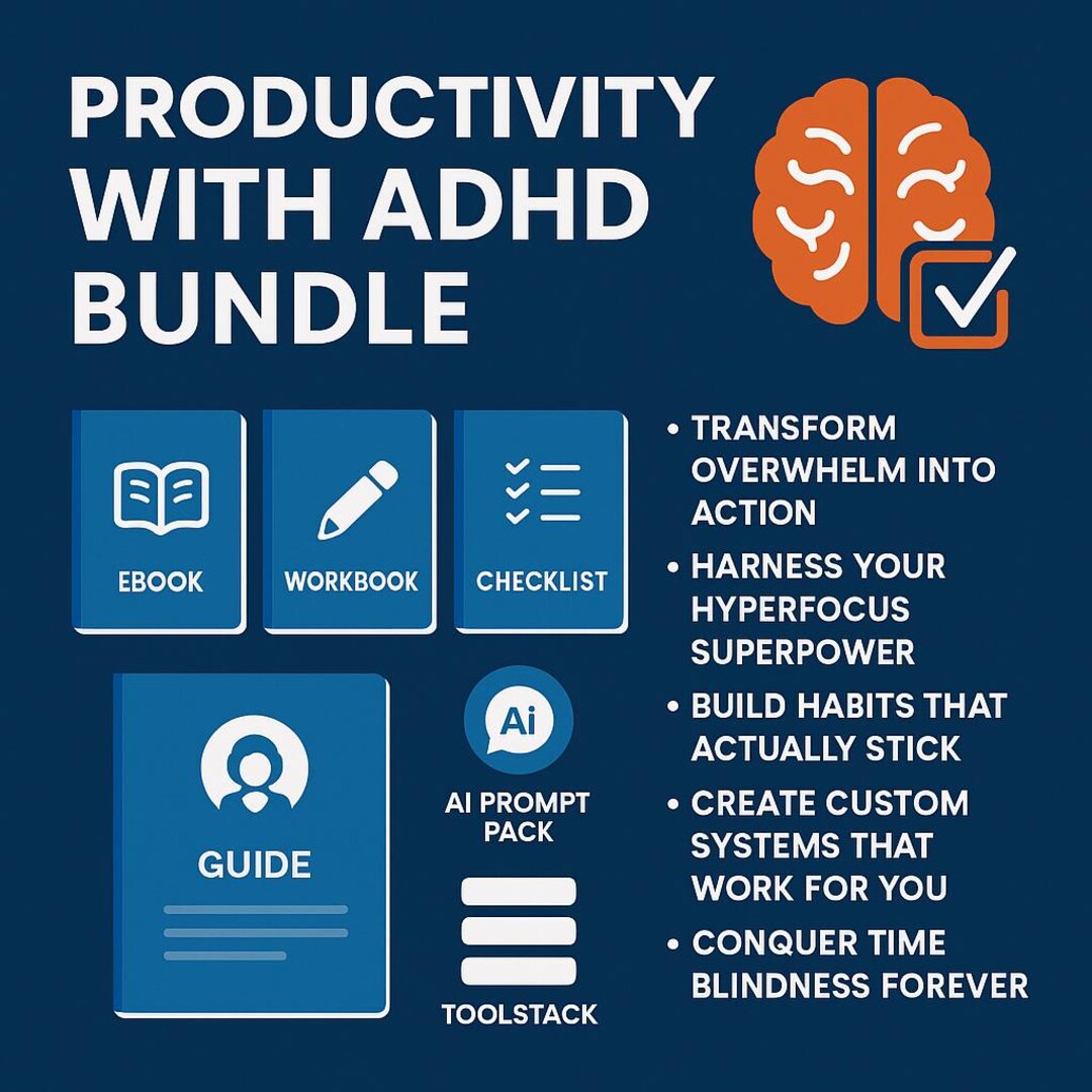 Productivity With ADHD: Master Focus & Systems to Support Everyday Life ...