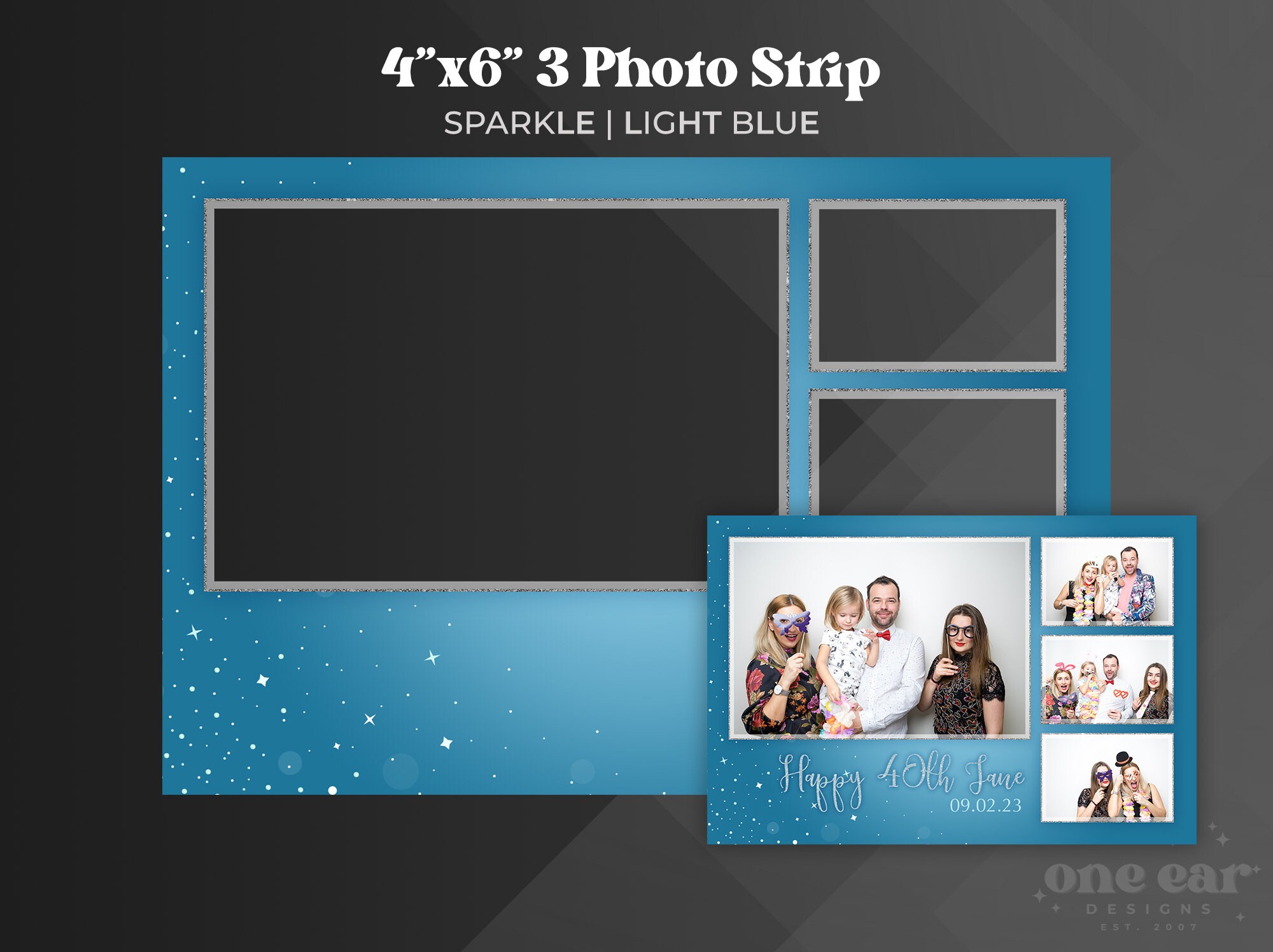 Party Photo Booth Template Print Strip Template Photo - Etsy