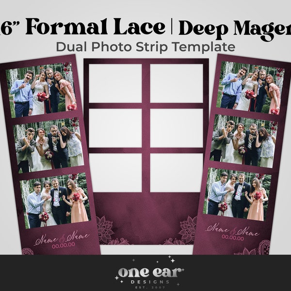 Formal Photo Booth Template - Etsy