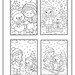 Holiday Fun-10 Pack Printable Color Sheets - Etsy