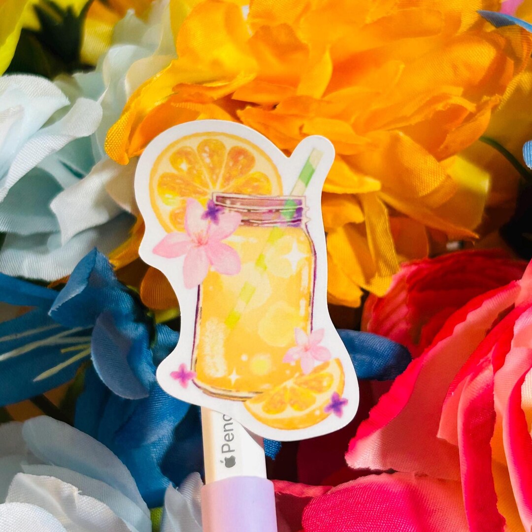 Lemonade Vinyl Sticker | Waterproof Die-cut, Drink - Etsy