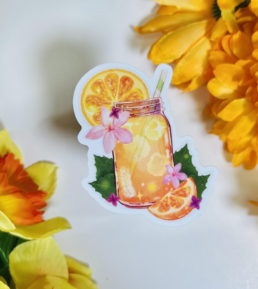 Lemonade Die-cut Vinyl Stickers | Waterproof, Cute Stickers, Laptop ...