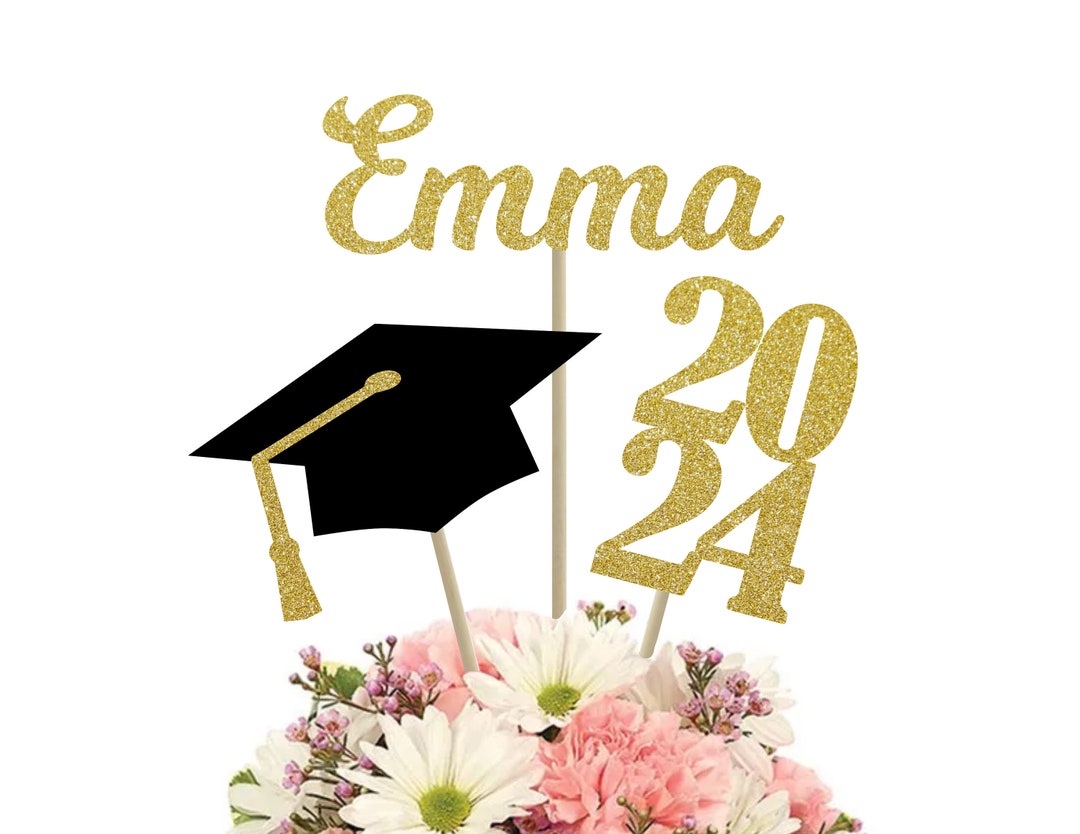 Graduation Decorations, 2024 Graduation Centerpiece, Class of 2024 ...