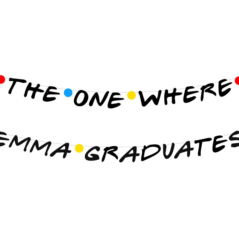 Friends Graduation Banner - Etsy