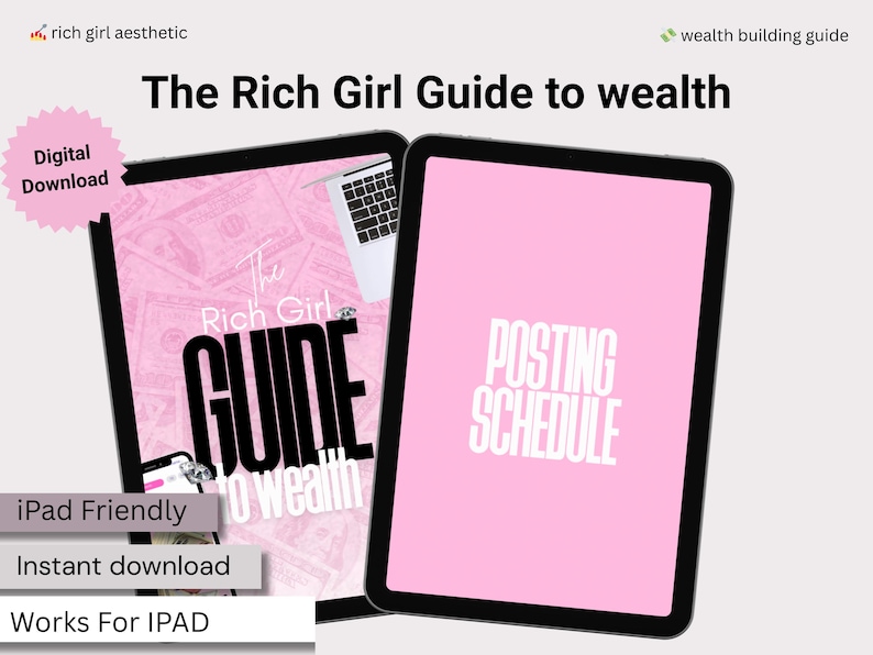 The Rich Girl Guide to Wealth | Money Mindset Guide | Financial Glow up | Digital Wealth ...