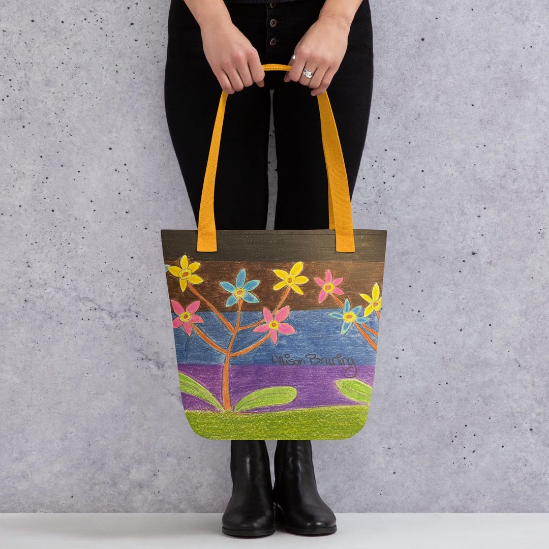 Nightly Forget Me Nots Tote Bag - Etsy