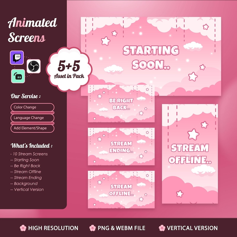 Kawaii Starting Screen - Etsy