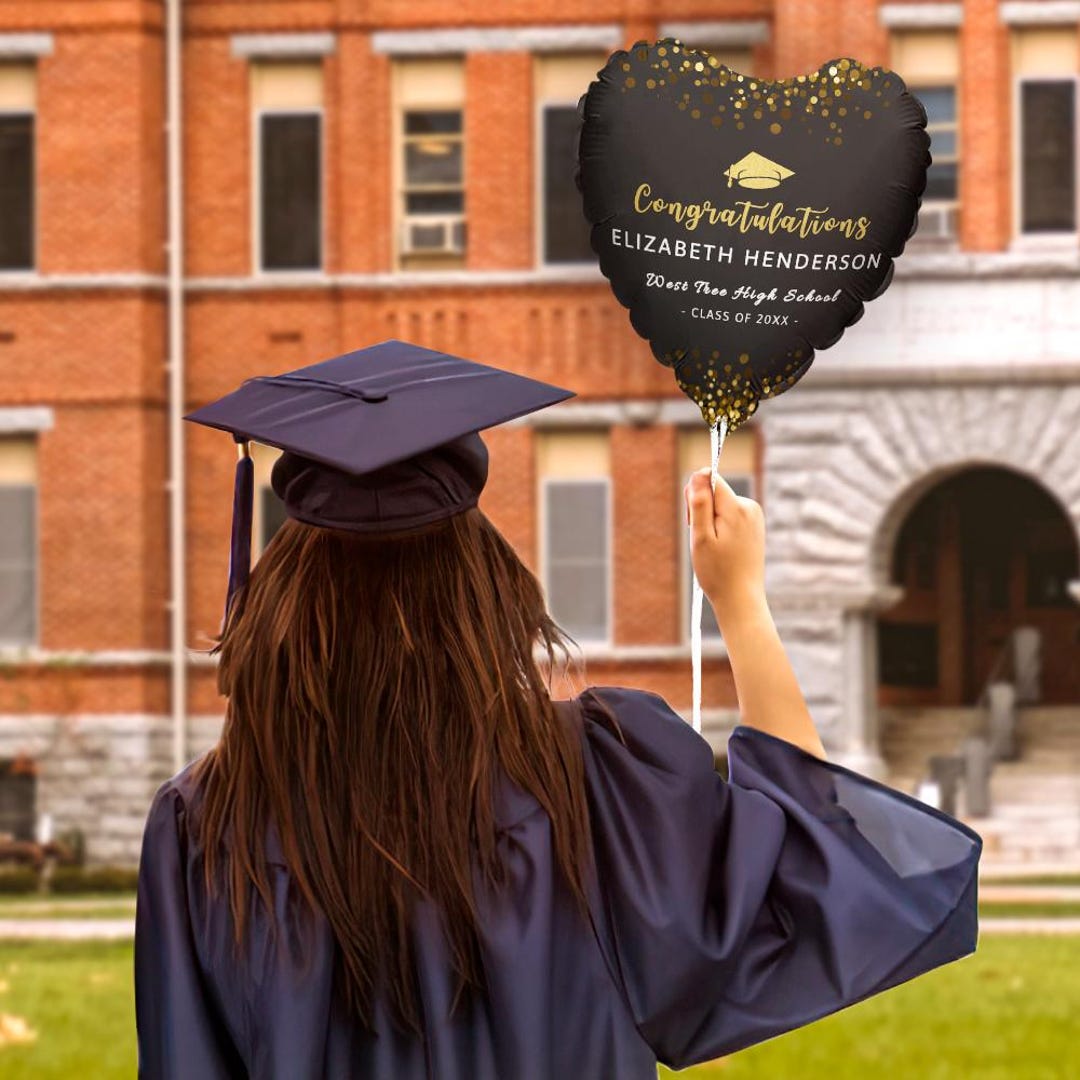 Custom Congratulations Balloons Class of 2022 Graduation Party Balloon ...