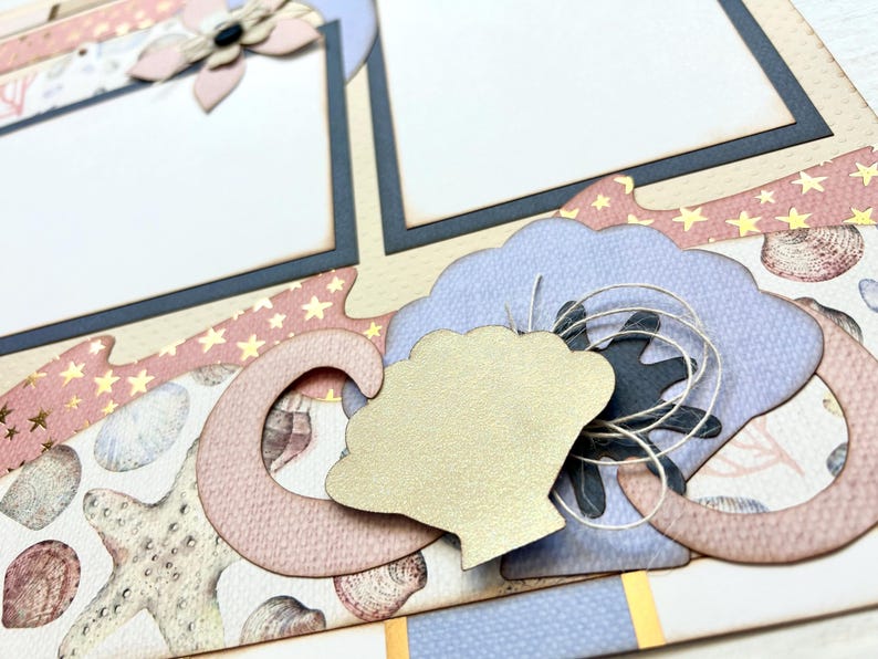 Let the Sea Set You Free Premade 2 Page 12x12 Scrapbook Layout - Etsy