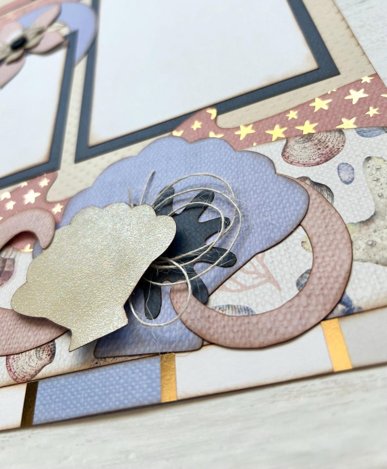 Let the Sea Set You Free Premade 2 Page 12x12 Scrapbook Layout - Etsy