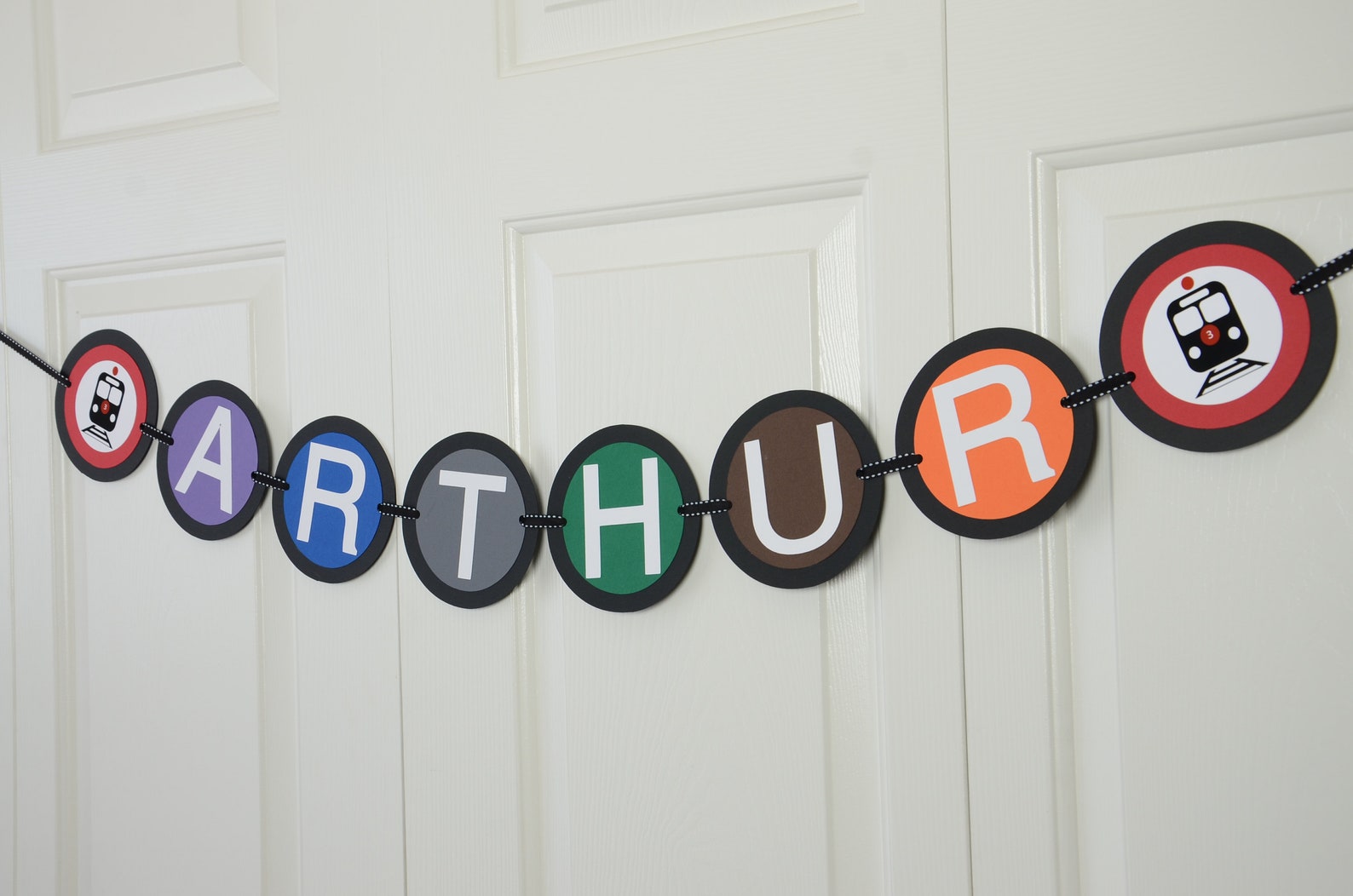 Subway Name Banner Subway Banner Subway Theme Purple - Etsy