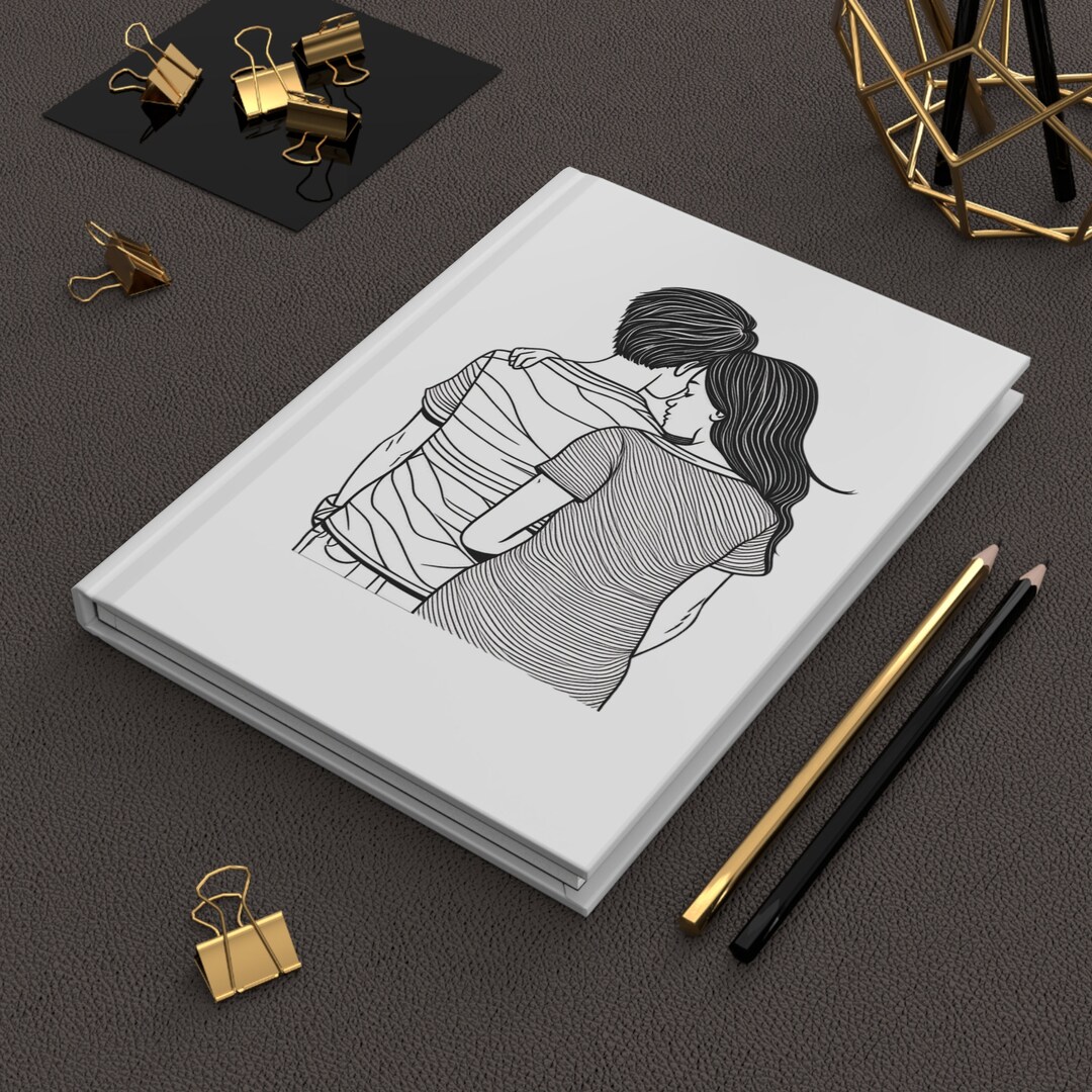 Couple Hardcover Journal Matte/couples Gift/wedding Gift/engagement ...