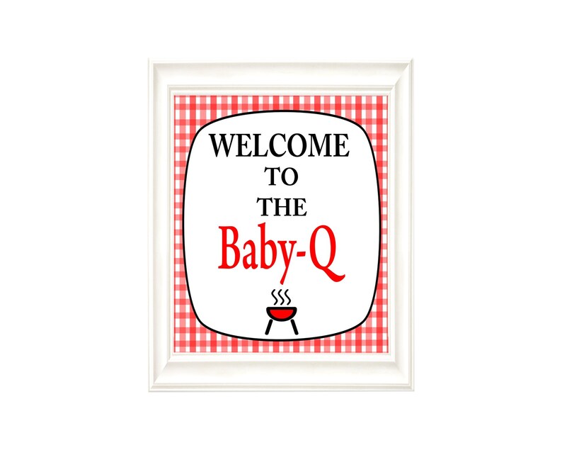 Baby-q Table Signs Pack DIY Printable Baby Shower Signs BBQ - Etsy