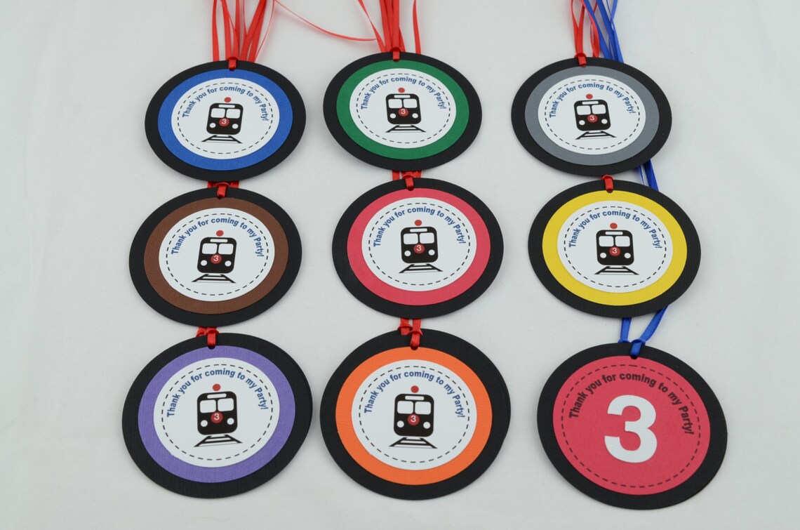 Subway Favor Tag Favor Tag Subway Theme Anchor Theme 12 | Etsy