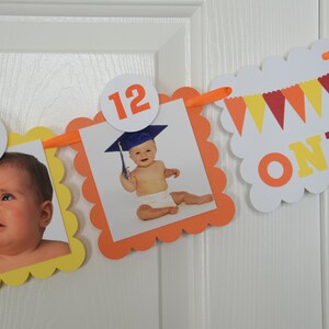 ONE 12 Month Photo Banner First Year Photo Banner First Year - Etsy