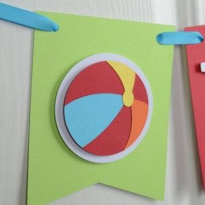 Beach Ball ONE Banner, Beach Ball Birthday, 1st Birthday Banner, Beach ...