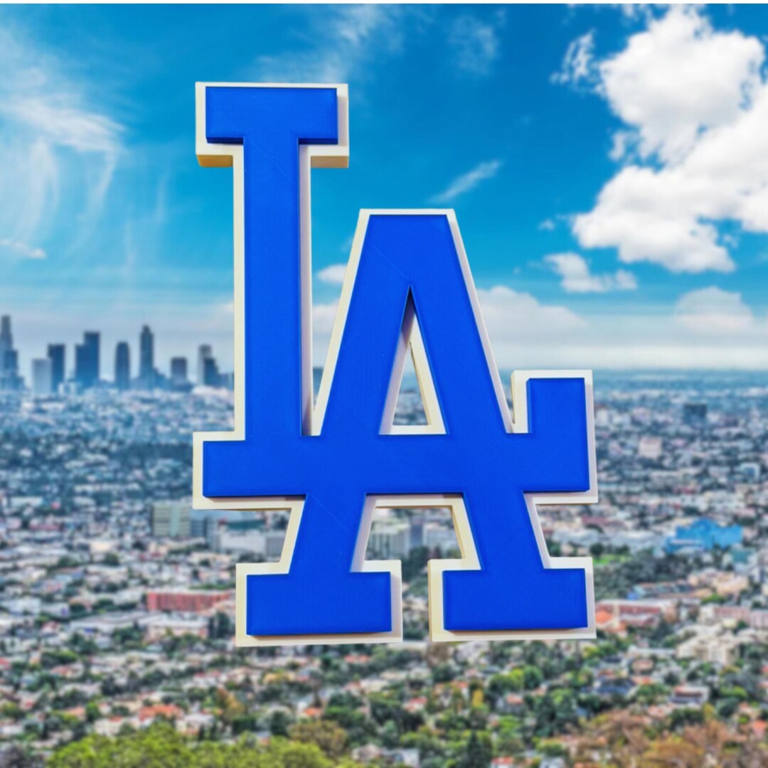 Los Angeles Dodgers Logo - Desk, Office, Wall, Man Cave, Garage ...