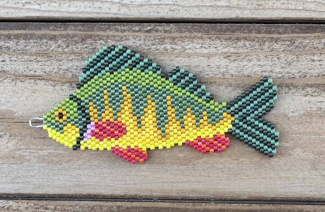 Yellow Perch Brick Stitch Pattern PDF - Etsy