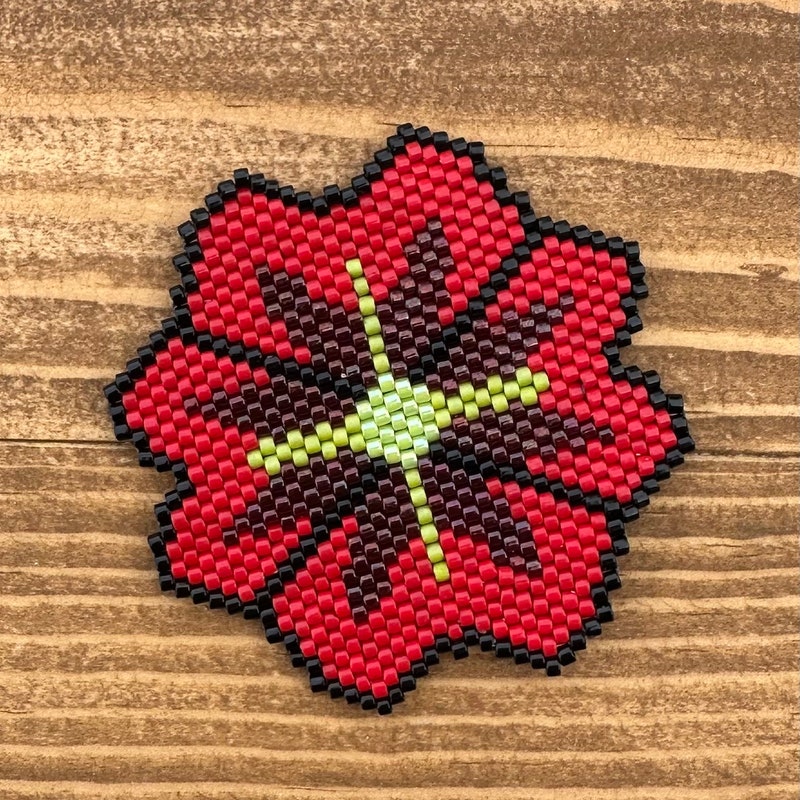 Poppy Bead Pattern - Etsy