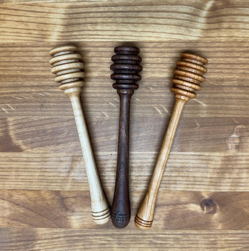 Hand-turned Honey Dipper - Etsy