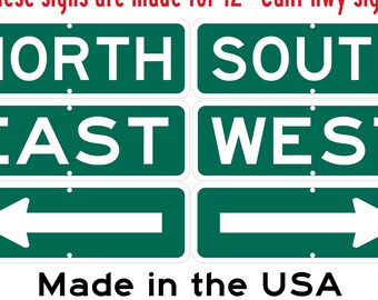 Interstate Highway Directional Signs to Go Along With Our | Etsy