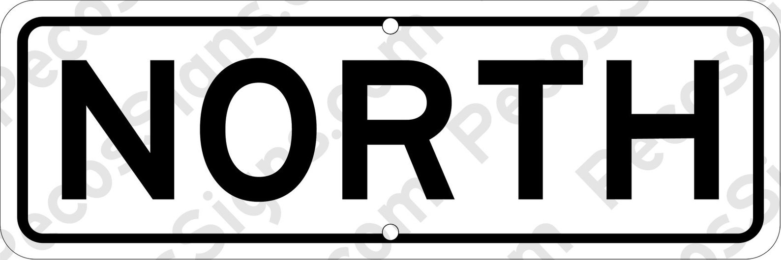 North East South or West Your Choice of Directional Signs | Etsy