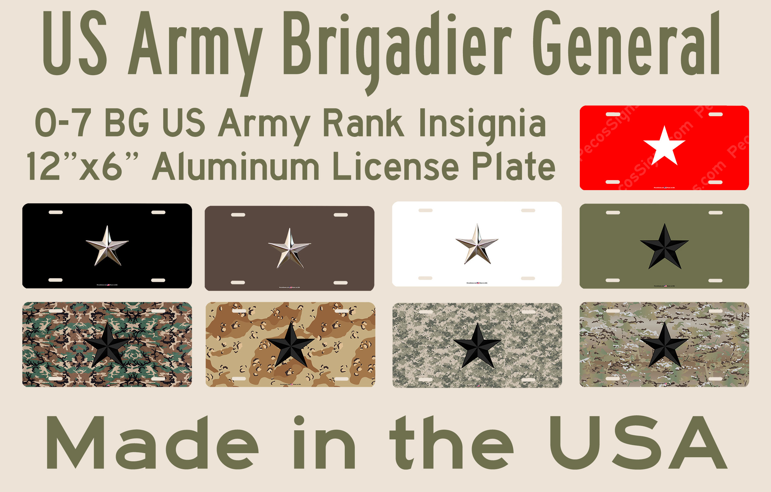 Brigadier General Rank Insignia