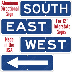 Interstate Highway Directional Signs to Go Along With Our Interstate ...