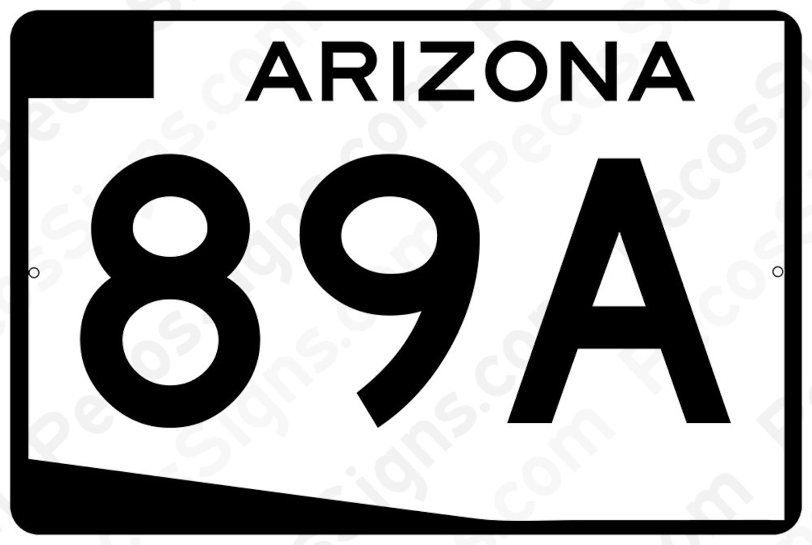 Panneau Arizona State Highway 89A Lautoroute Sedona & Oak - Etsy France