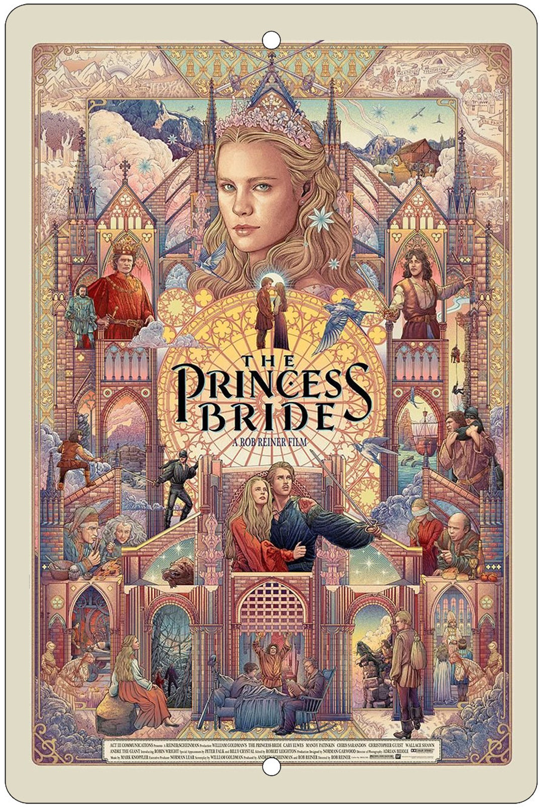 The Princess Bride Movie Poster W/your Choice of 3"x3" Magnet, 4"x6 ...