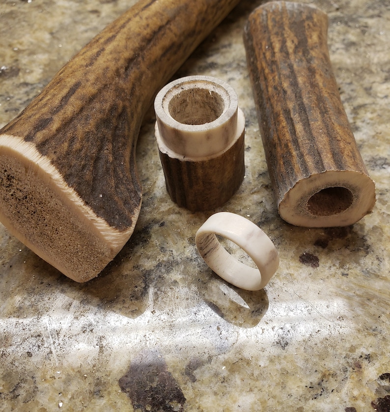 Elk Antler Ring Elk Antler Rings Unique Wedding Ring - Etsy