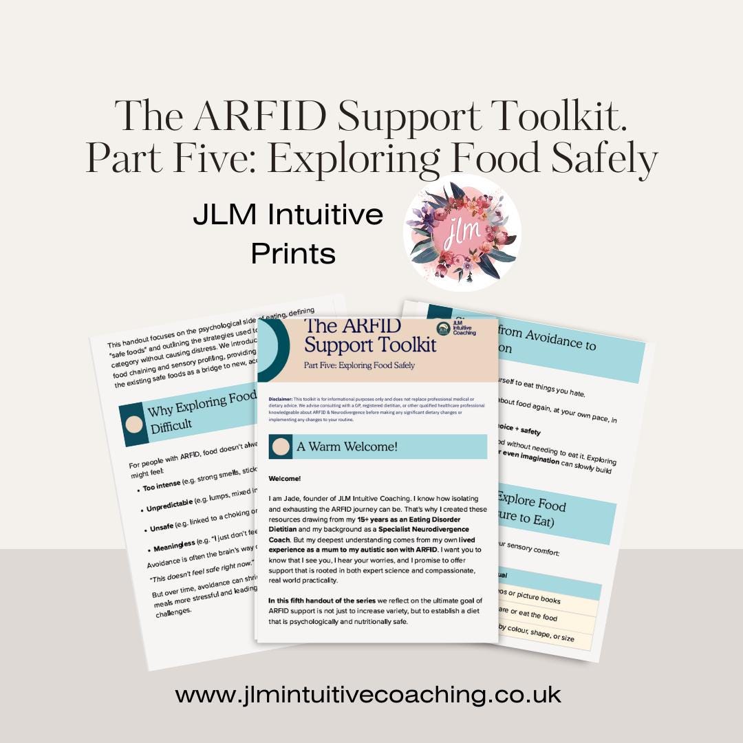 Exploring ARFID Food Safely Guide | Expand Safe Foods With Food ...