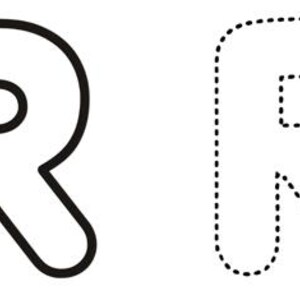 Christmas Letter Tracing Worksheet | Letter R Printable | Preschool ...