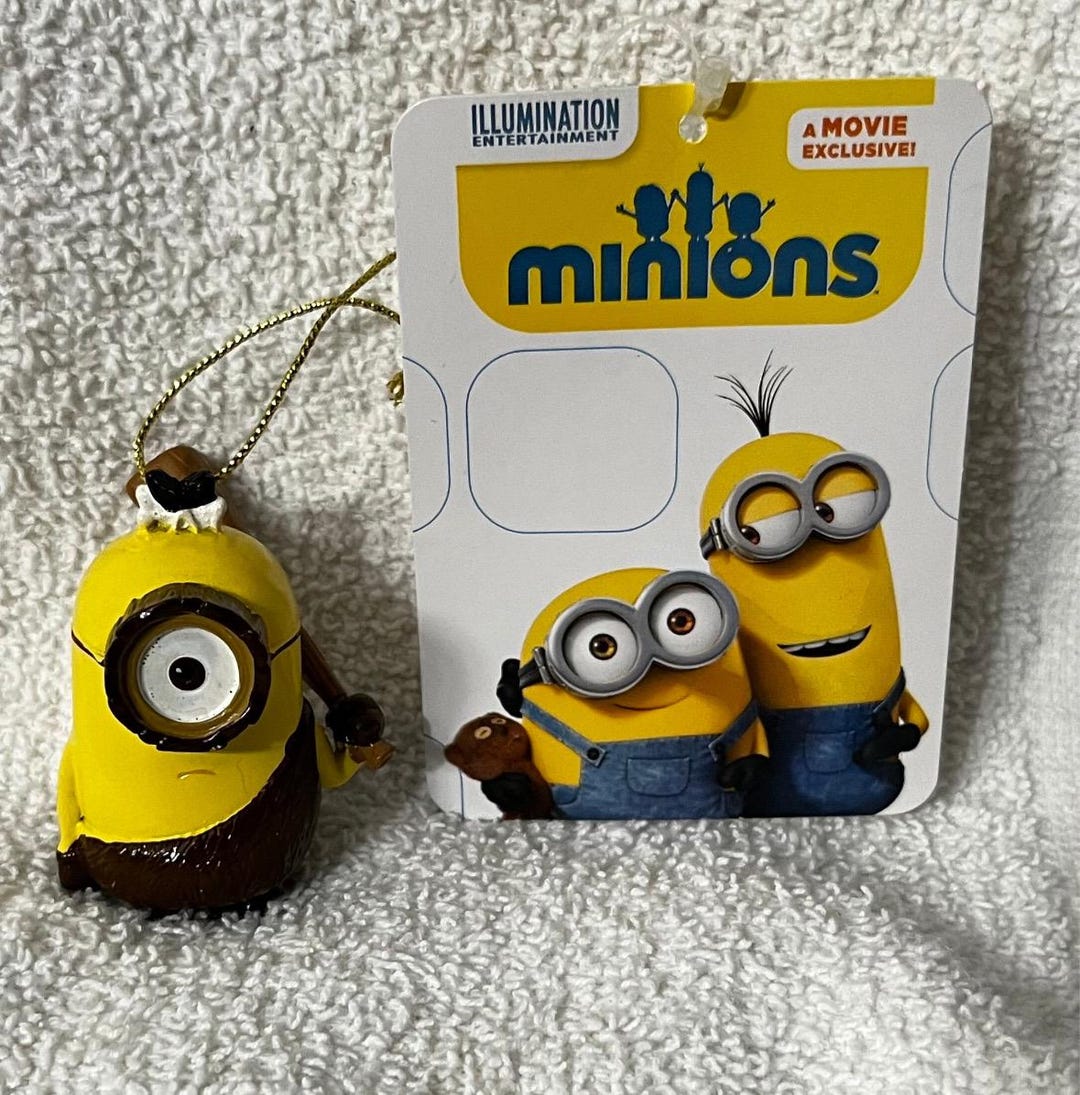 Despicable Me Minions Minion Caveman Christmas Ornament New W Tags - Etsy
