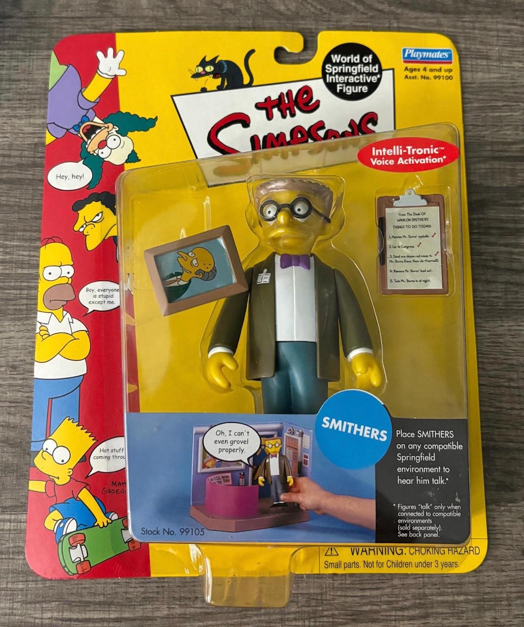 The Simpsons Playmates WOS Waylon Smithers Mr Smithers Interactive ...