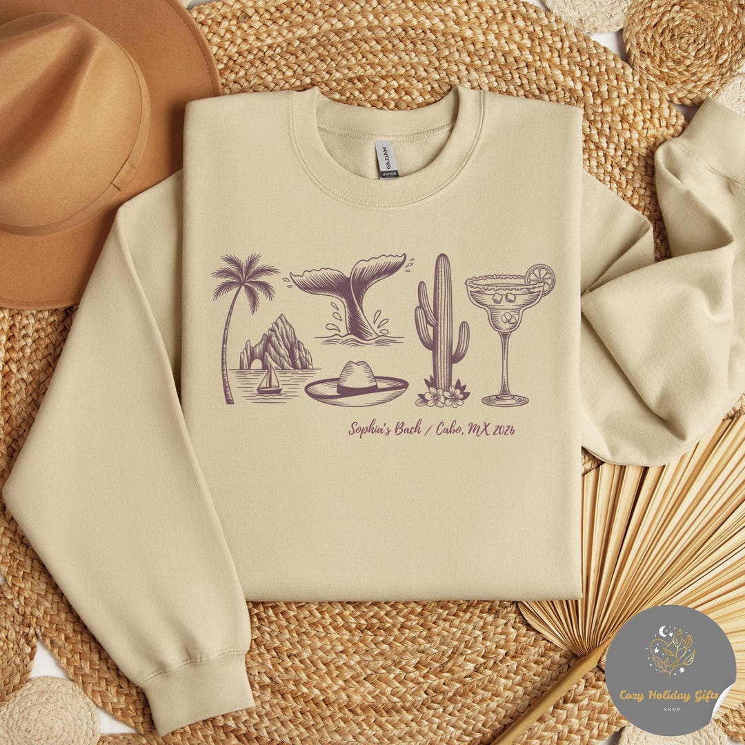 Cabo Bachelorette Shirt, Custom Beach Bach Trip Tee, Mexico Bride ...